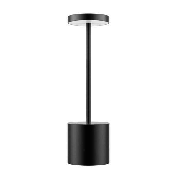 LAMPARA DE MESA METALICA RECARGABLE